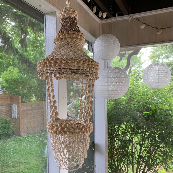 Shell Chandelier - Etsy