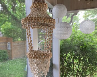 Shell Hanging Plant Holder - Etsy