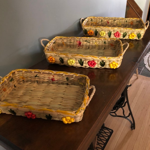 Vintage Filipino Baskets - Etsy