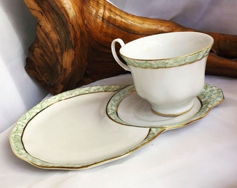 Tea cup plate set | Etsy