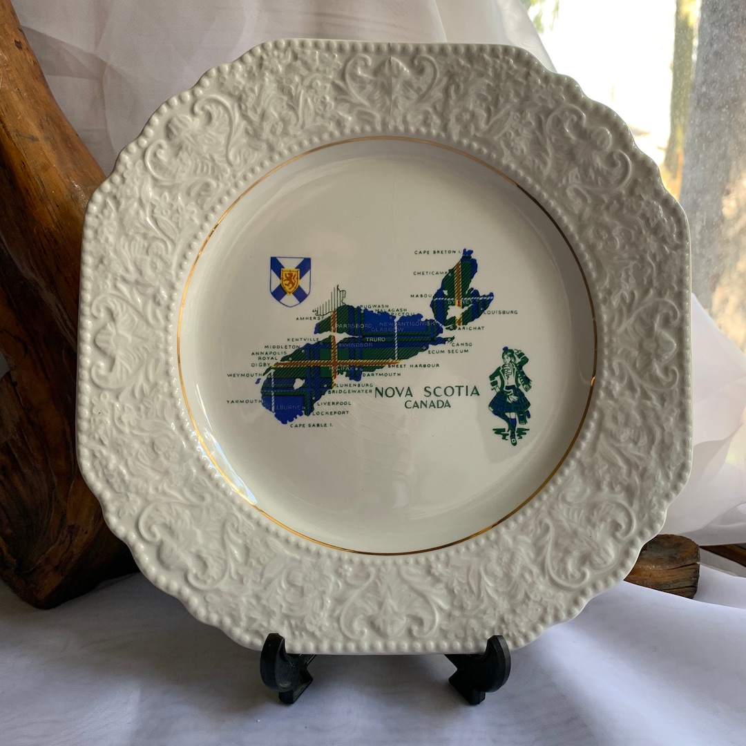 Vintage Lord Nelson Ceramic Pottery Nova Scotia Decorative Plate - Made ...