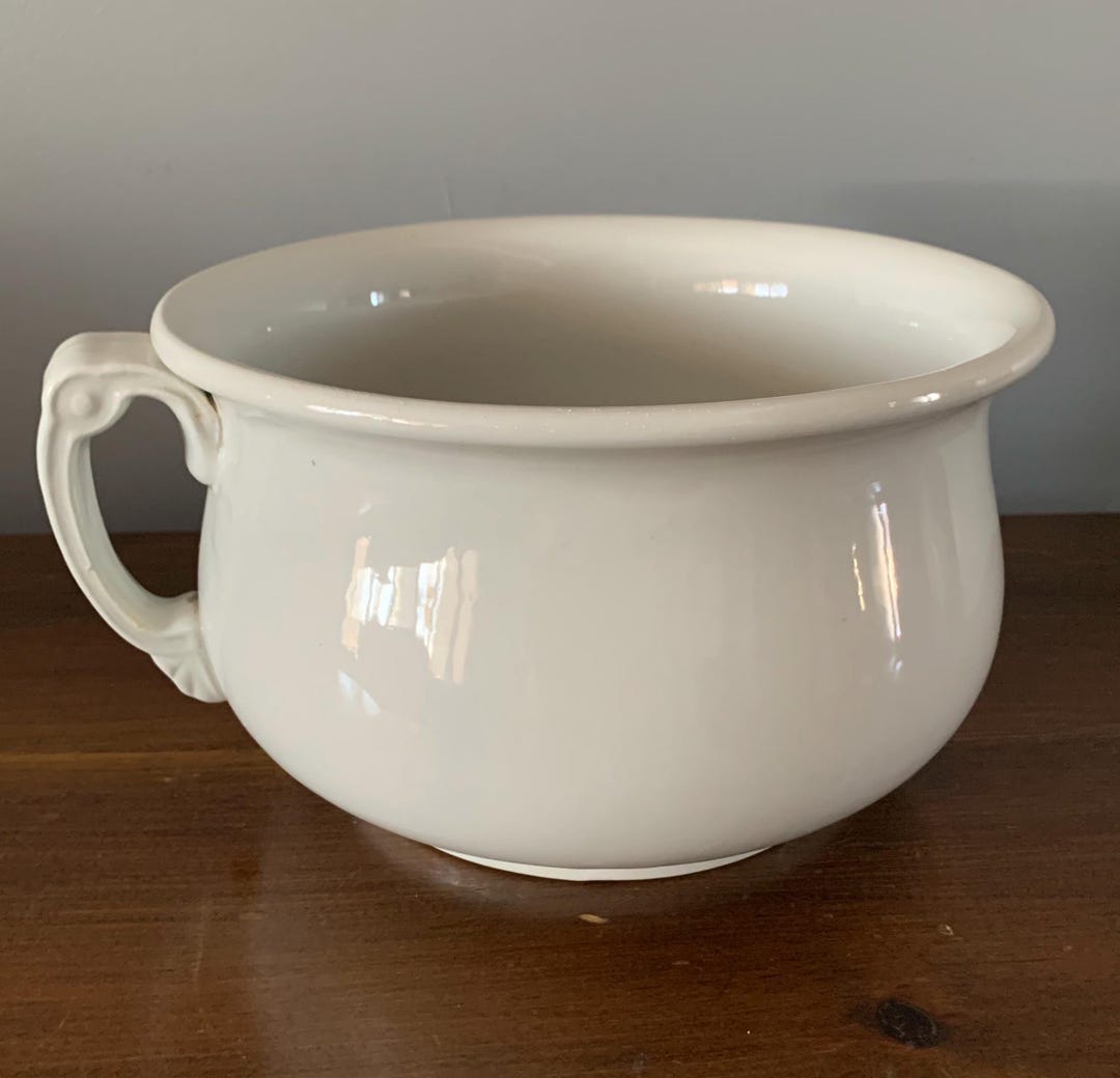Antique Ironstone China Chamber Pot/pee Pot by Wood & Sons Ltd. England ...