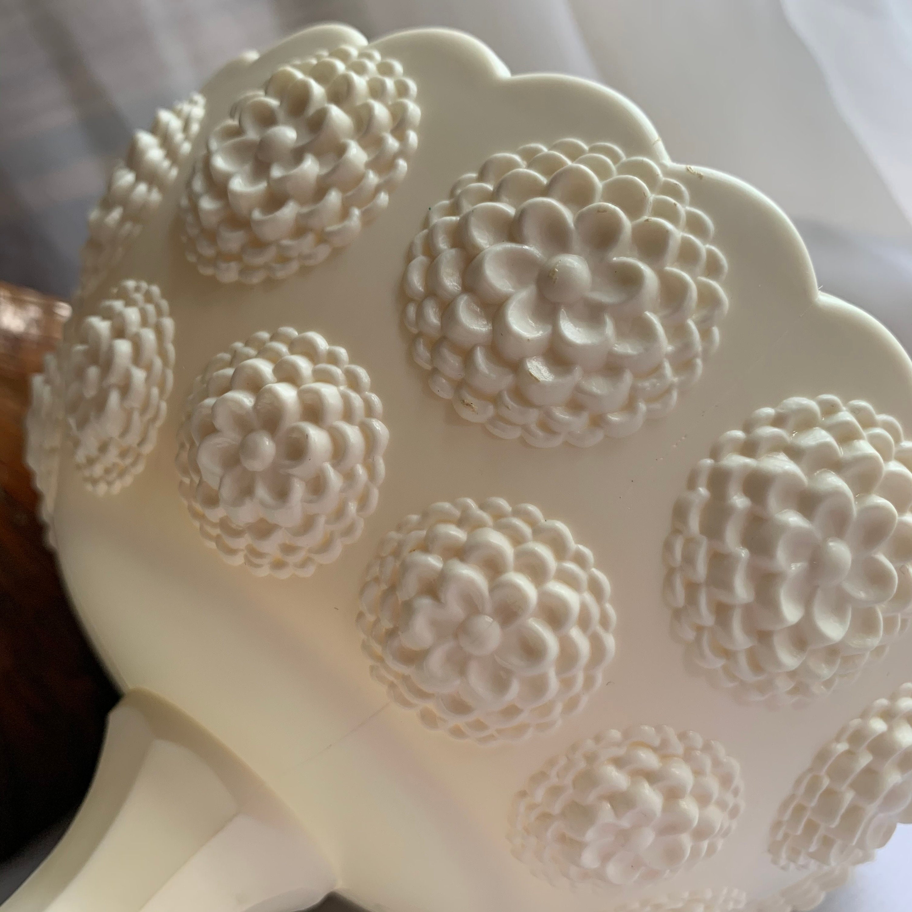 Vintage Regaline USA Plastic Floral Relief/embossed Pedestal - Etsy