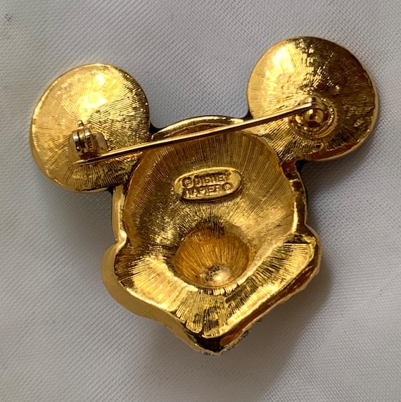 Vintage Napier Disney's Mickey Mouse Enamel/Rhineston… - Gem