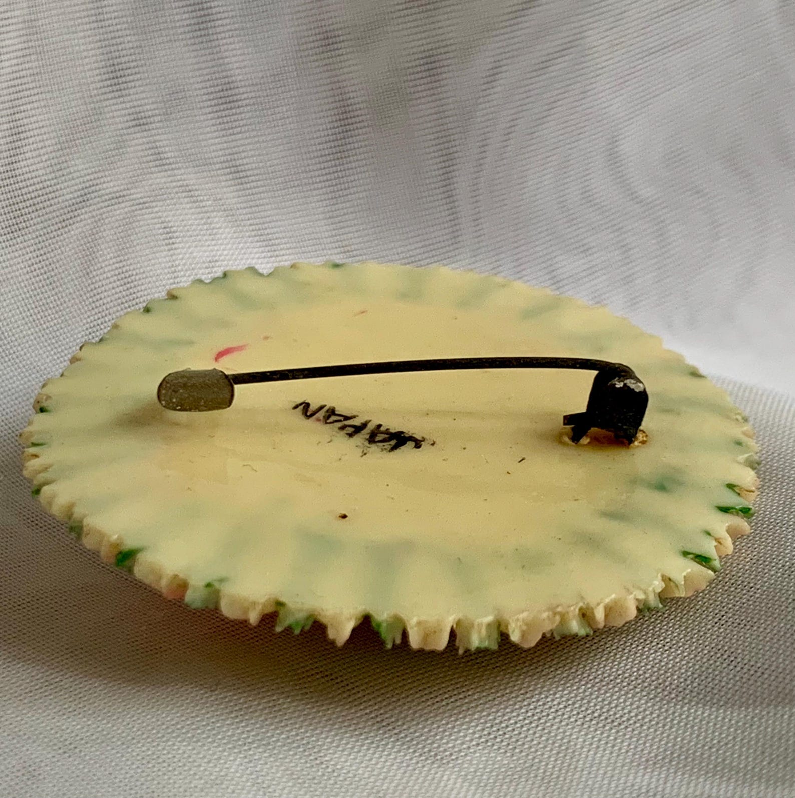 Vintage/antique Japanese Celluloid Flower Brooch/pin - Etsy
