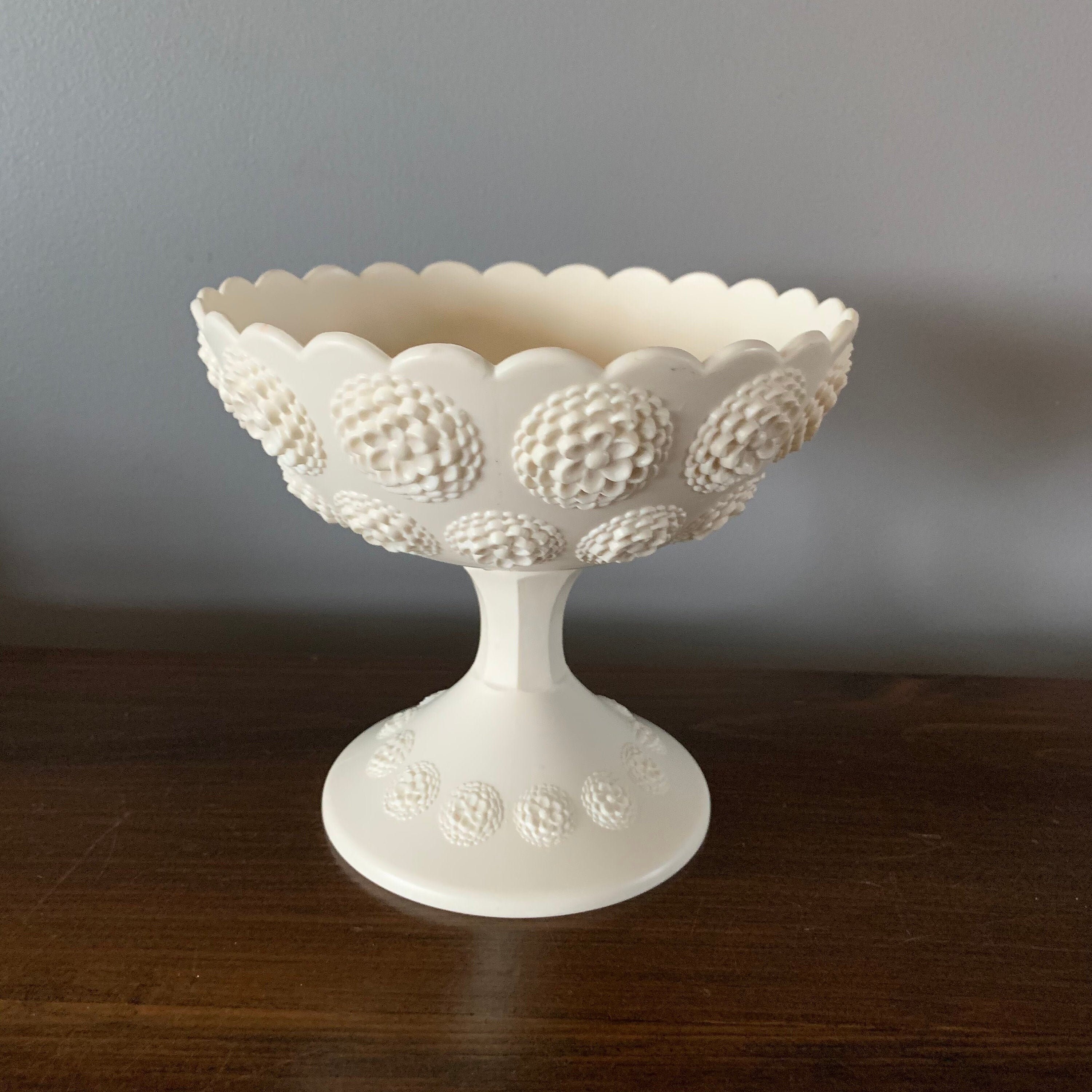 Vintage Regaline USA Plastic Floral Relief/embossed Pedestal - Etsy