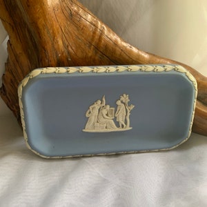 Vintage Wedgwood/jasperware Rectangular Grecian Pin Tray - Etsy
