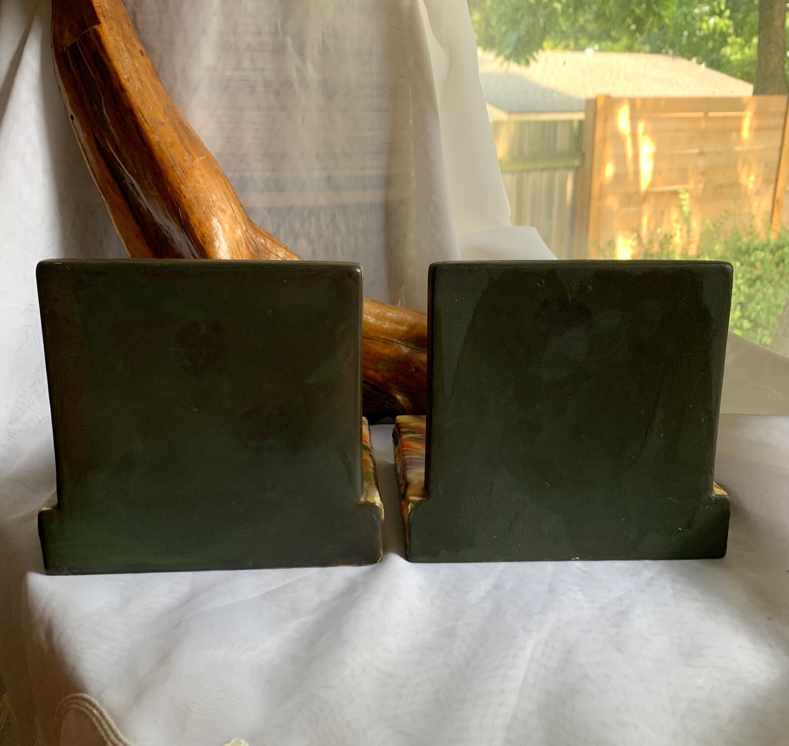 Vintage Art Deco Alienware Ceramic Art Pottery Bookends Made - Etsy