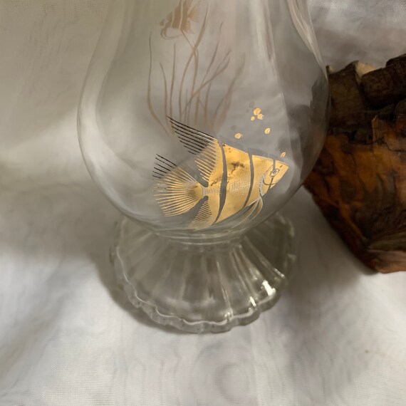 Vintage Avon Sea Fantasy/Angel Fish Glass Bathroom De… - Gem