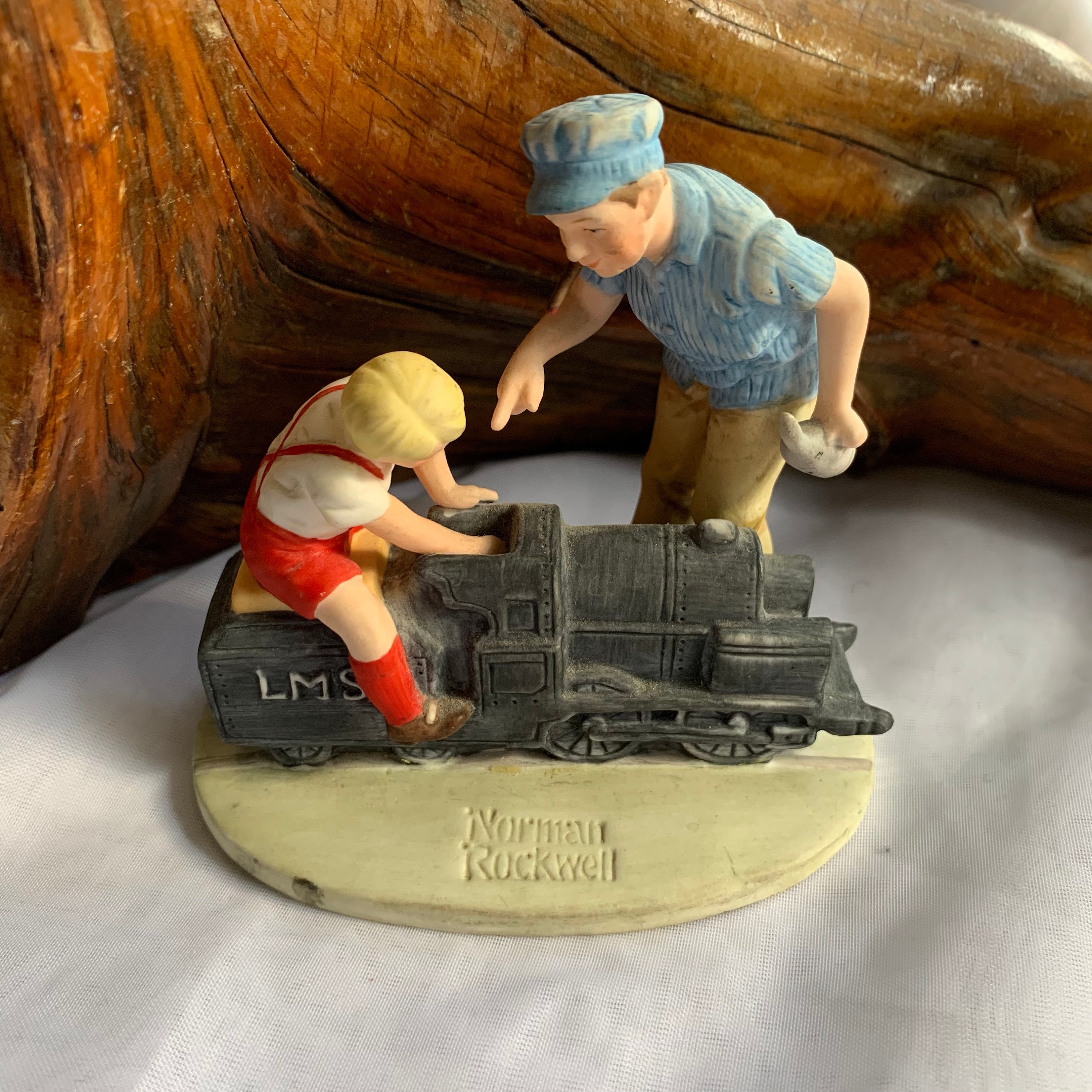 Vintage Fine Bone China engineers Figurine | Etsy