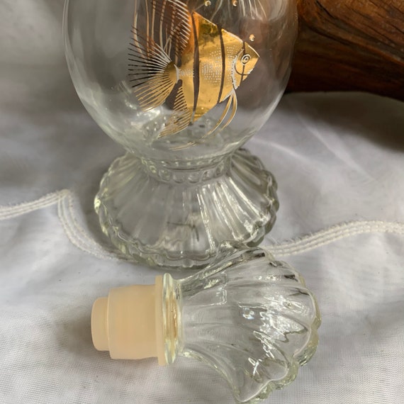 Vintage Avon Sea Fantasy/Angel Fish Glass Bathroom De… - Gem