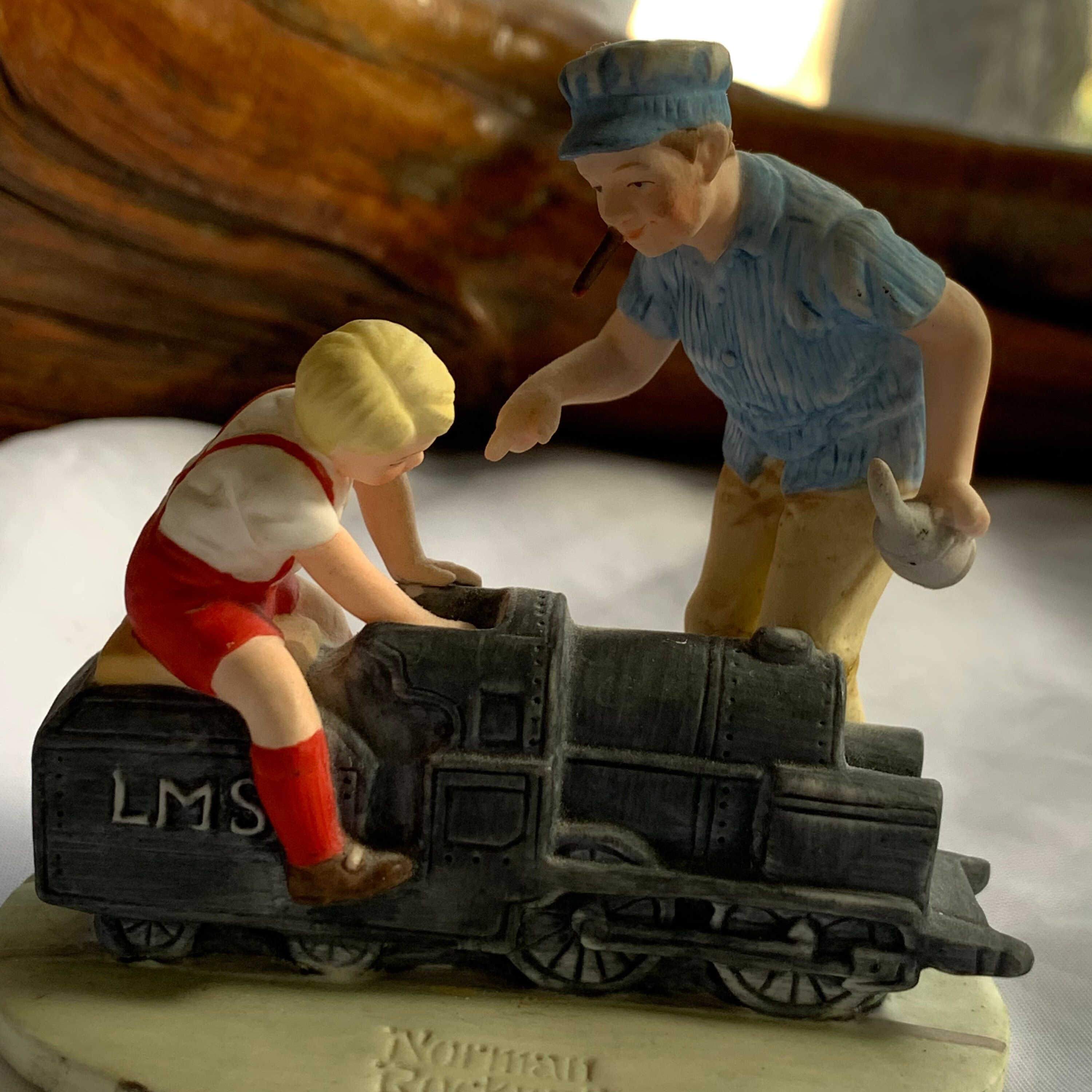 Vintage Fine Bone China engineers Figurine | Etsy