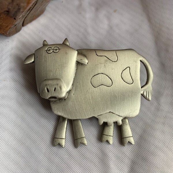 Cow Pin - Etsy