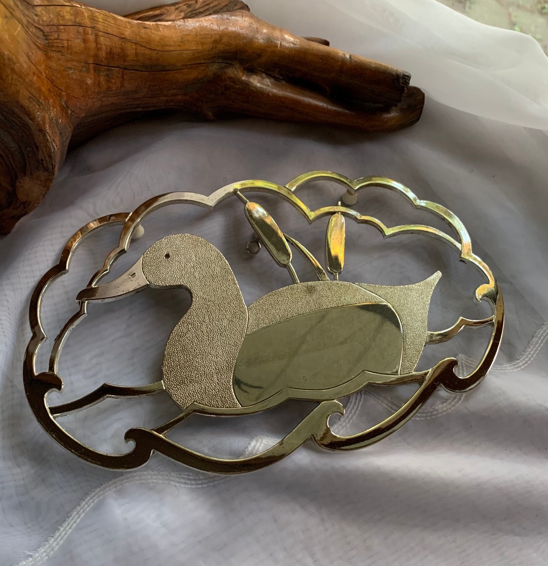 Vintage Wm. A. Rogers Silver-plated Duck Trivet by Oneida Silversmiths ...