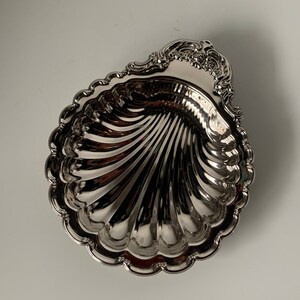 Vintage Silver Plated EP on Steel Clam Shell Serving Dish - Made in ...