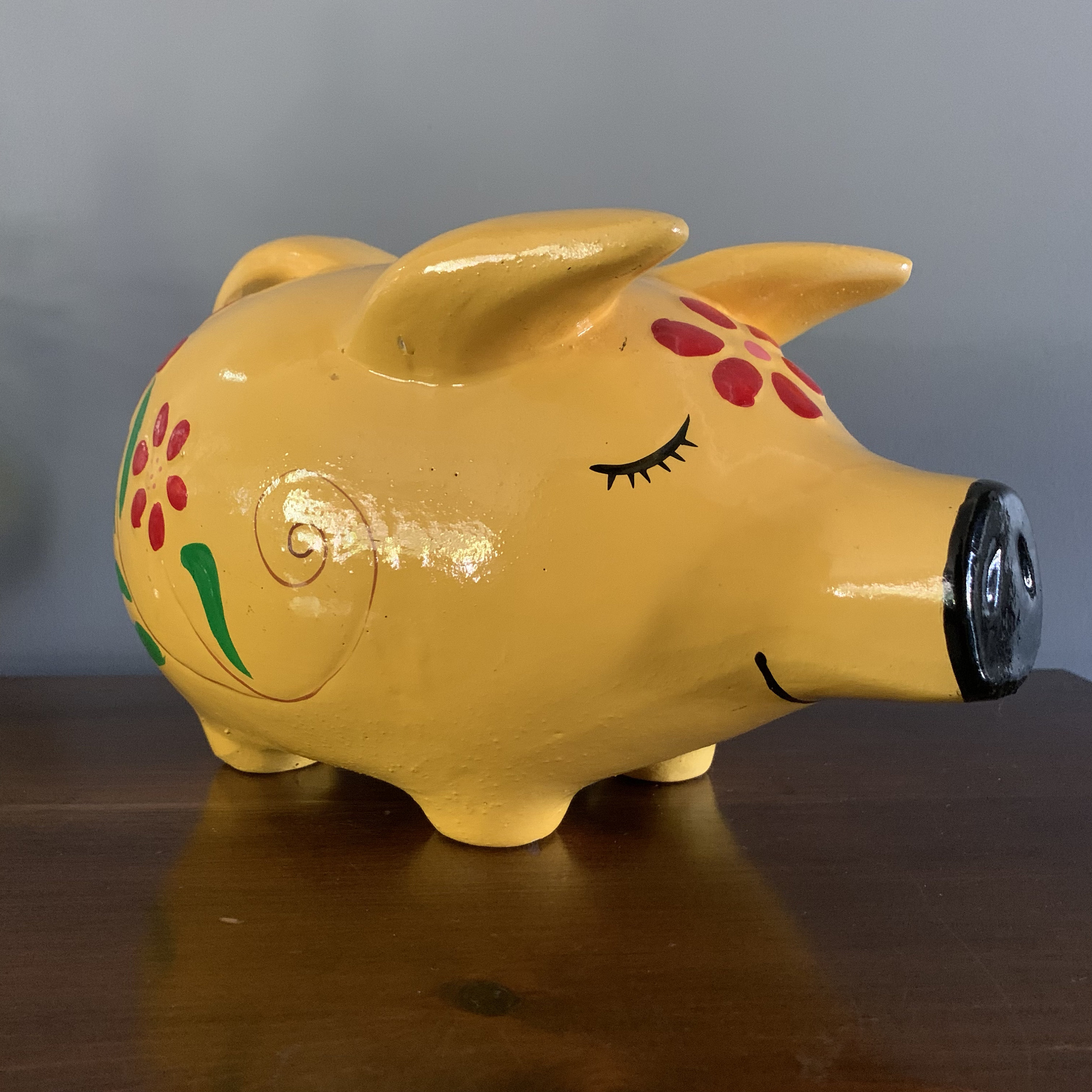 Yellow Piggy Bank