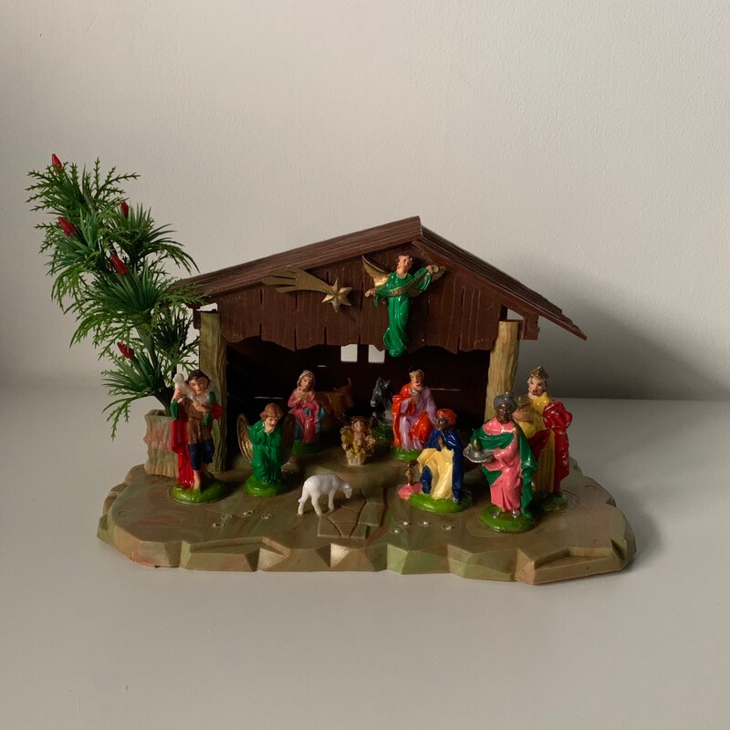 Plastic Nativity - Etsy