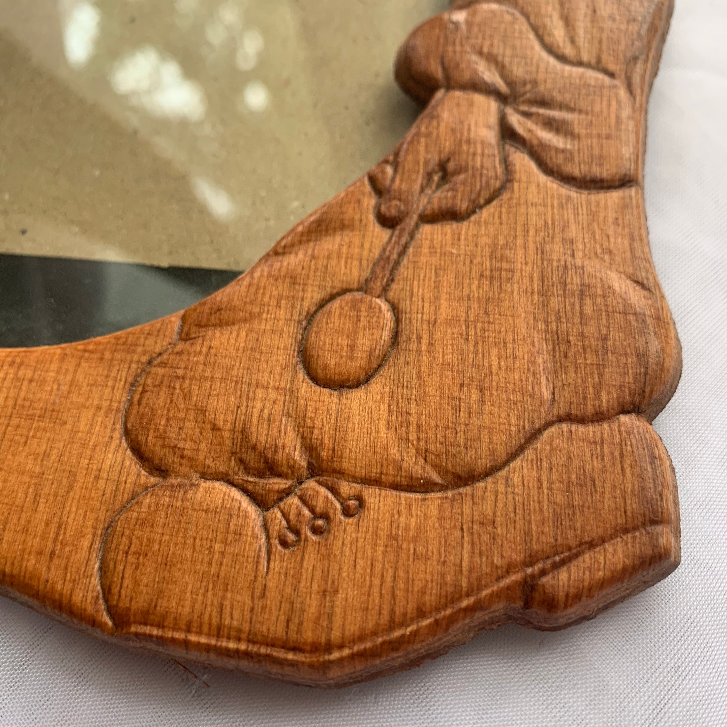 Vintage Hand Carved Wooden Clown Photo Frame Made in Canada - Etsy