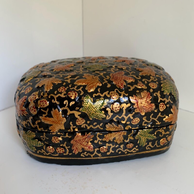 Kashmir Lacquer Box - Etsy