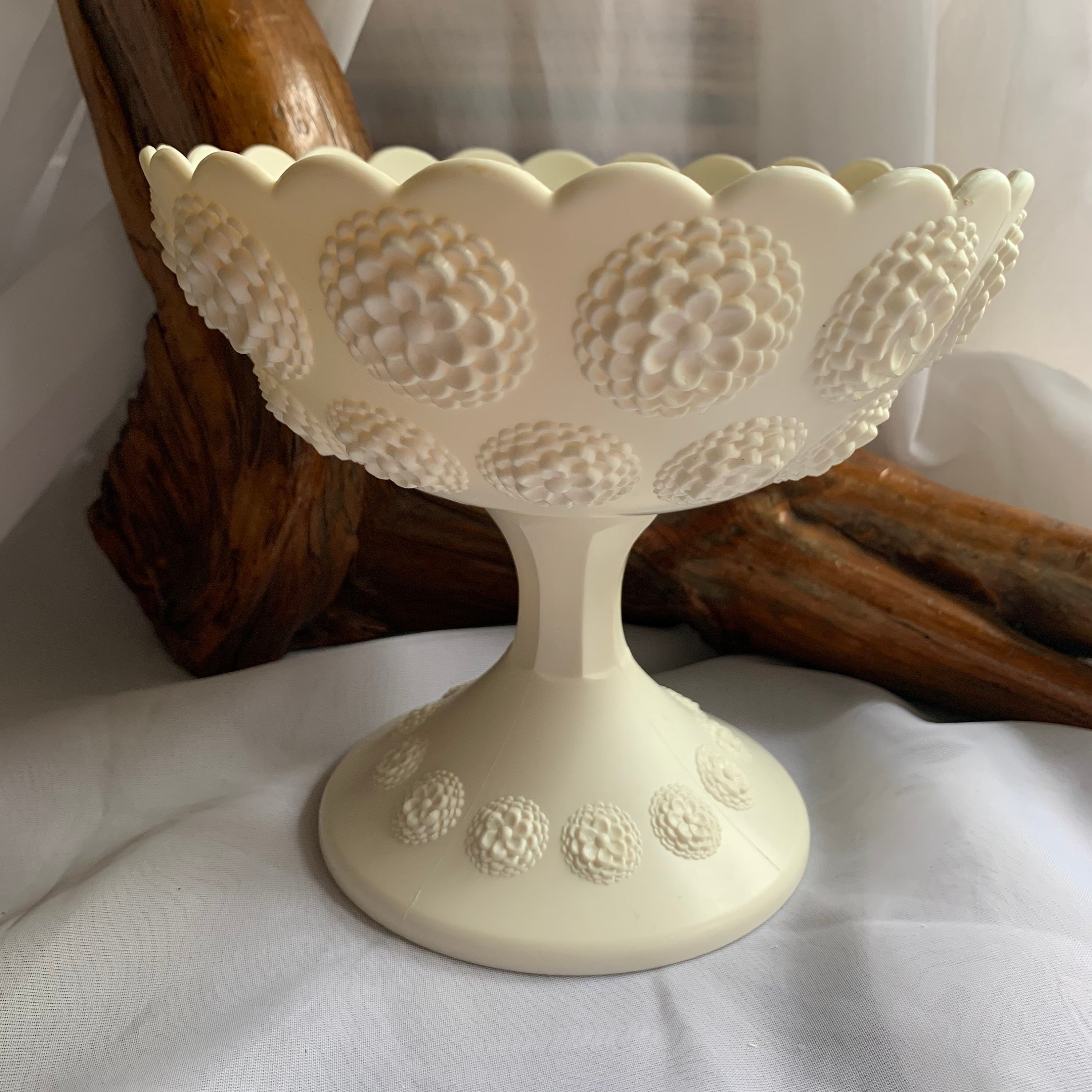 Vintage Regaline USA Plastic Floral Relief/embossed Pedestal - Etsy