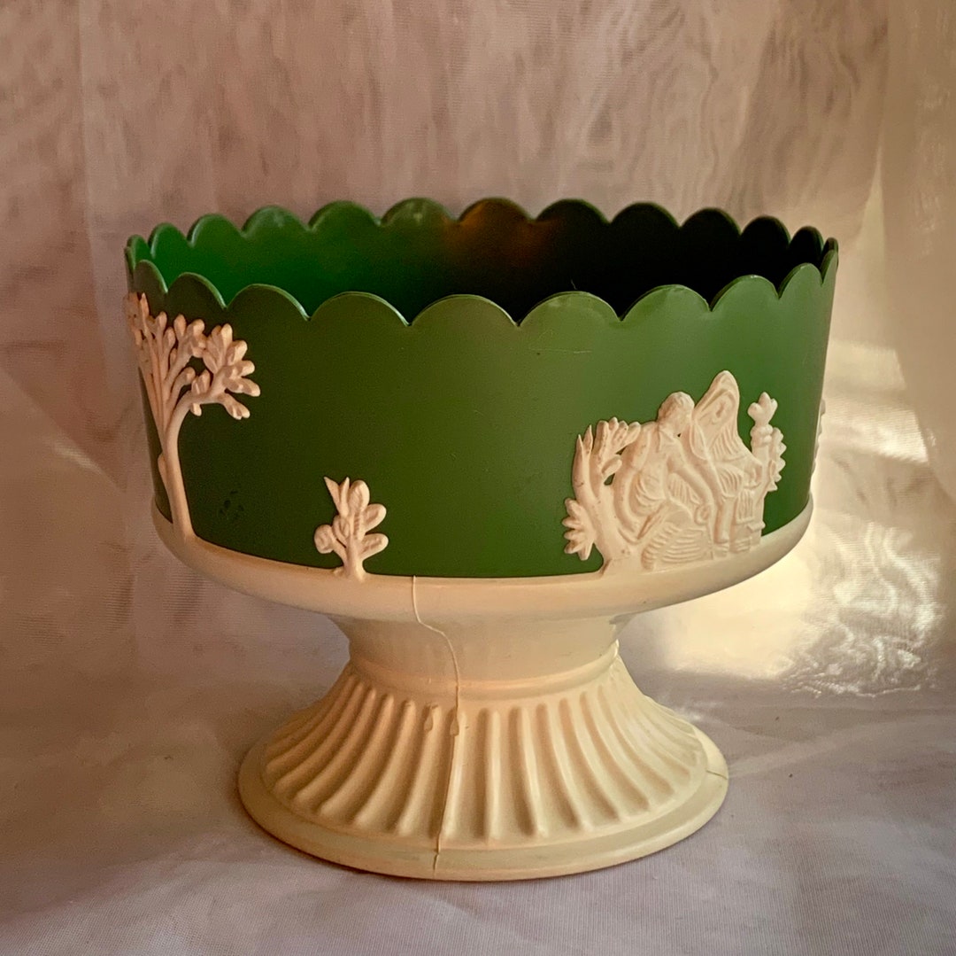 Vintage Dialene Better Maid Plastic Greek Relief Wedgwood Style Small ...