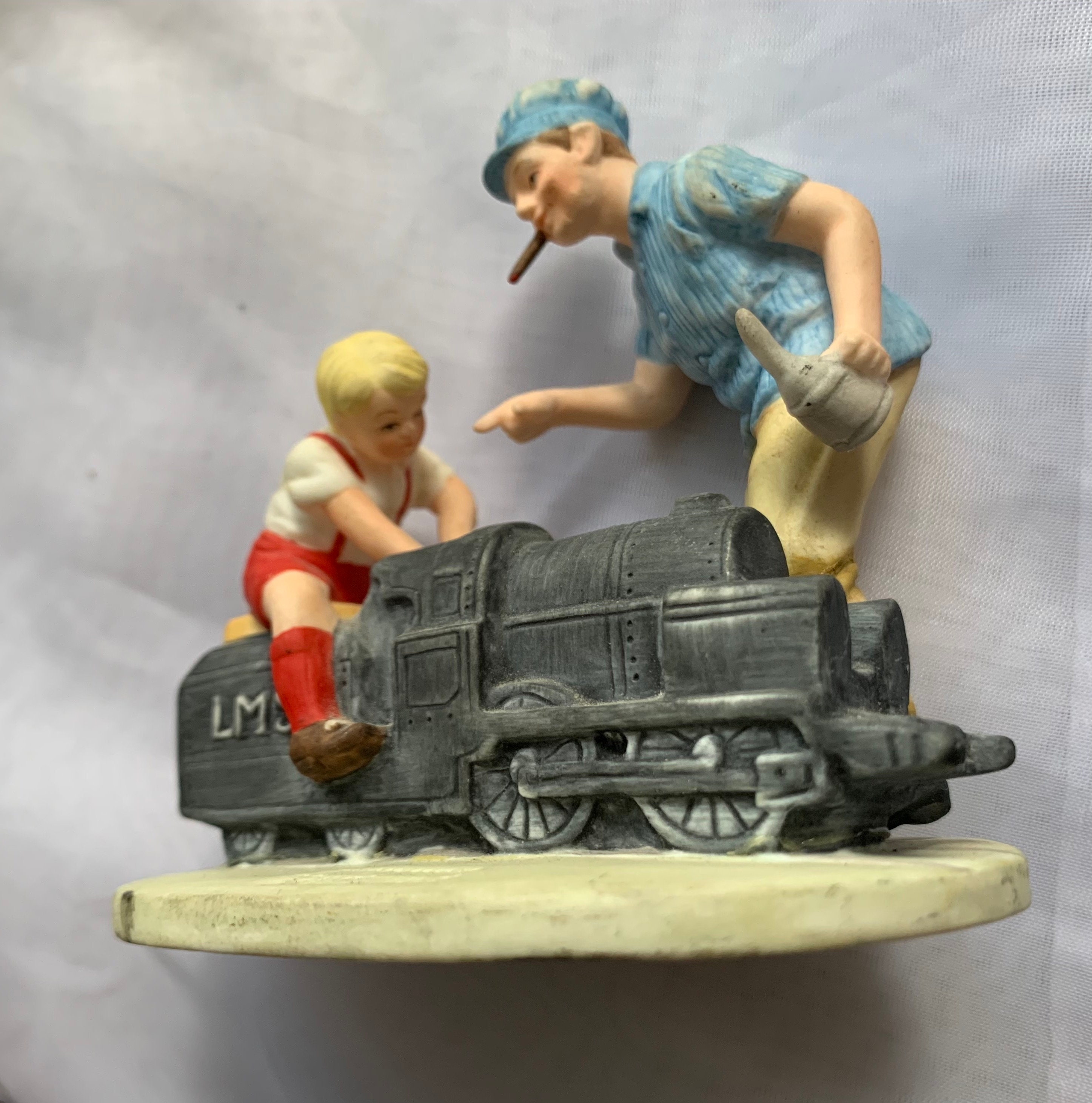 Vintage Fine Bone China engineers Figurine | Etsy