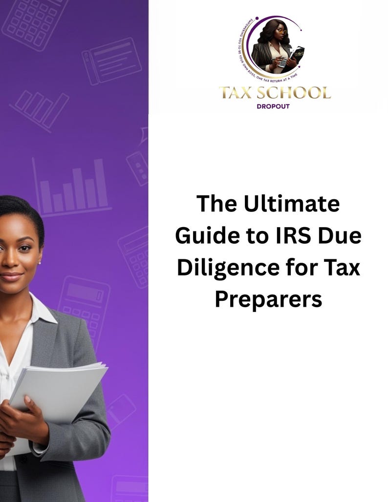 IRS Due Diligence Guide for Tax Preparers | Complete Training Manual ...