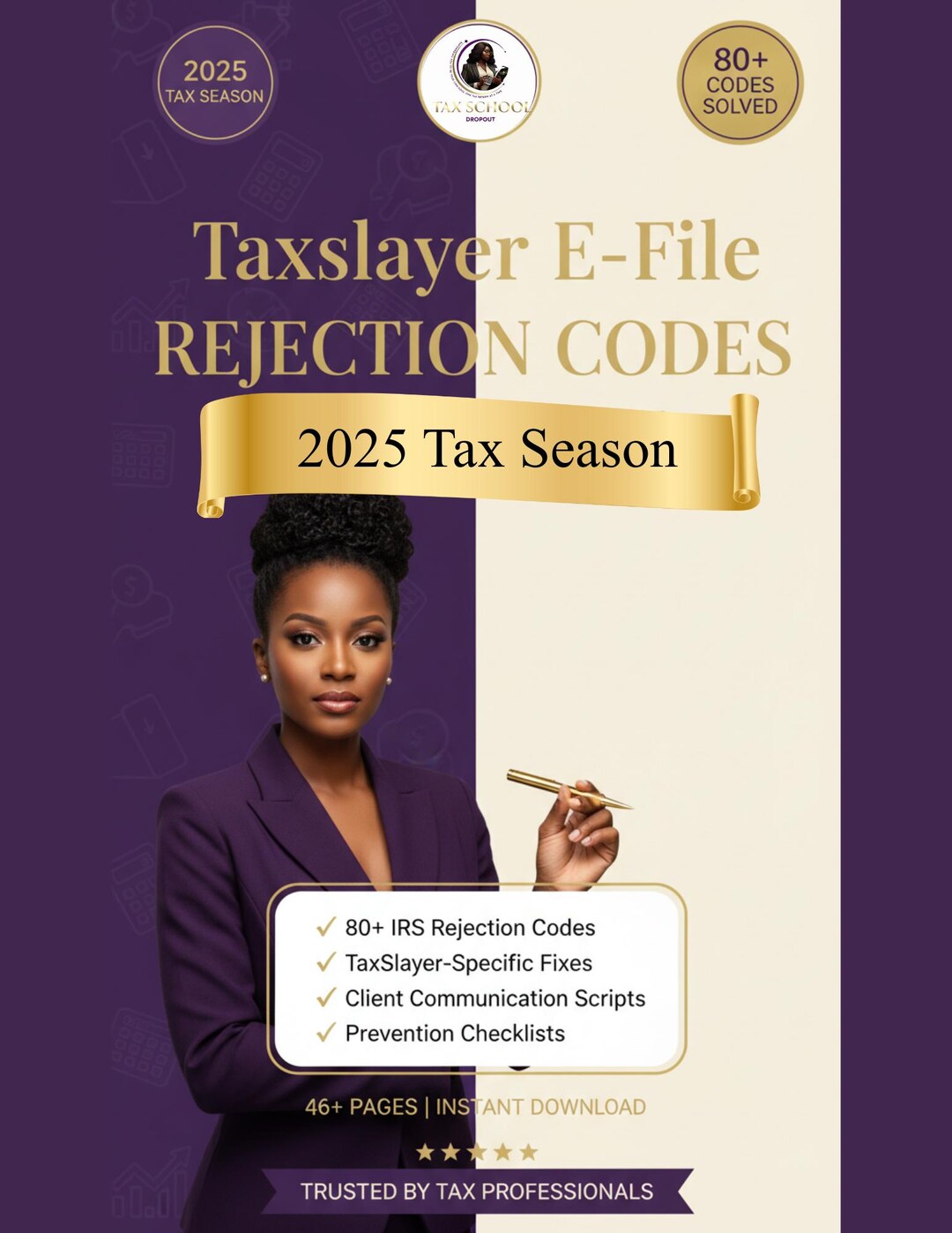 Taxslayer Pro E-file Rejection Guide | 80+ IRS Codes (digital Download) - Etsy