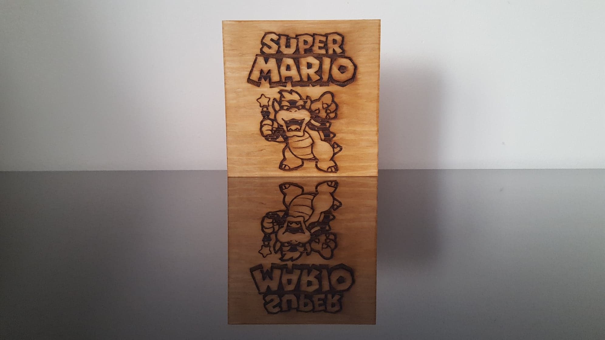 Laser Engraved Mario Bowser Portrait - Etsy