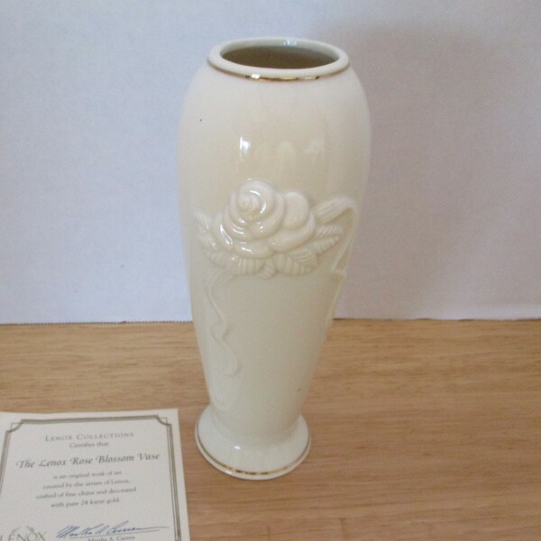 Lenox Rose Vase - Etsy