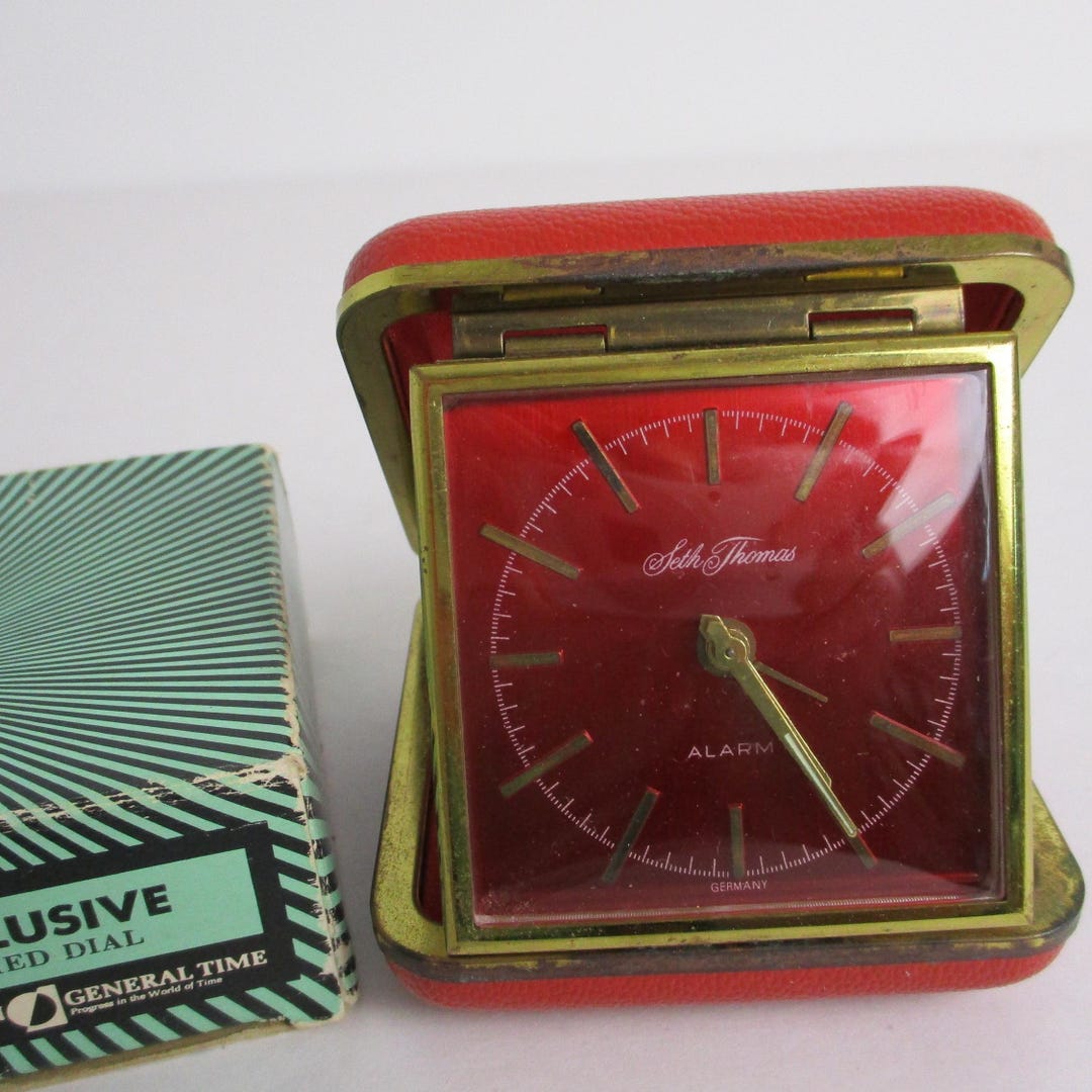 Vintage Seth Thomas Travel Alarm Clock, Classic Timepiece for ...