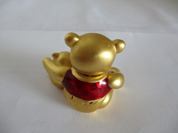 Vintage Estee Lauder Teddy Bear Compact - Gem