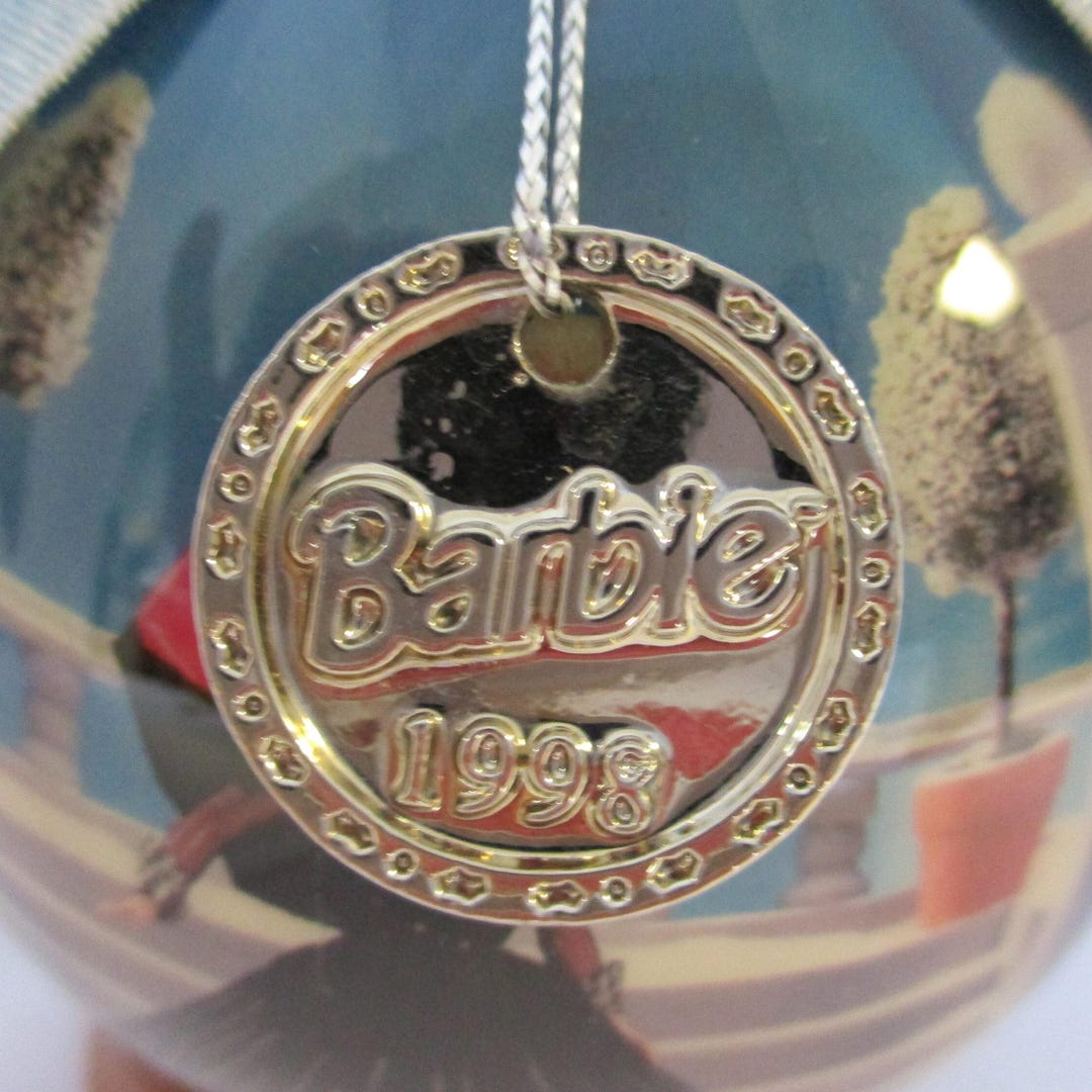 Vintage Barbie Ornament 4-inch Holiday Decoupage Decoration Retro ...