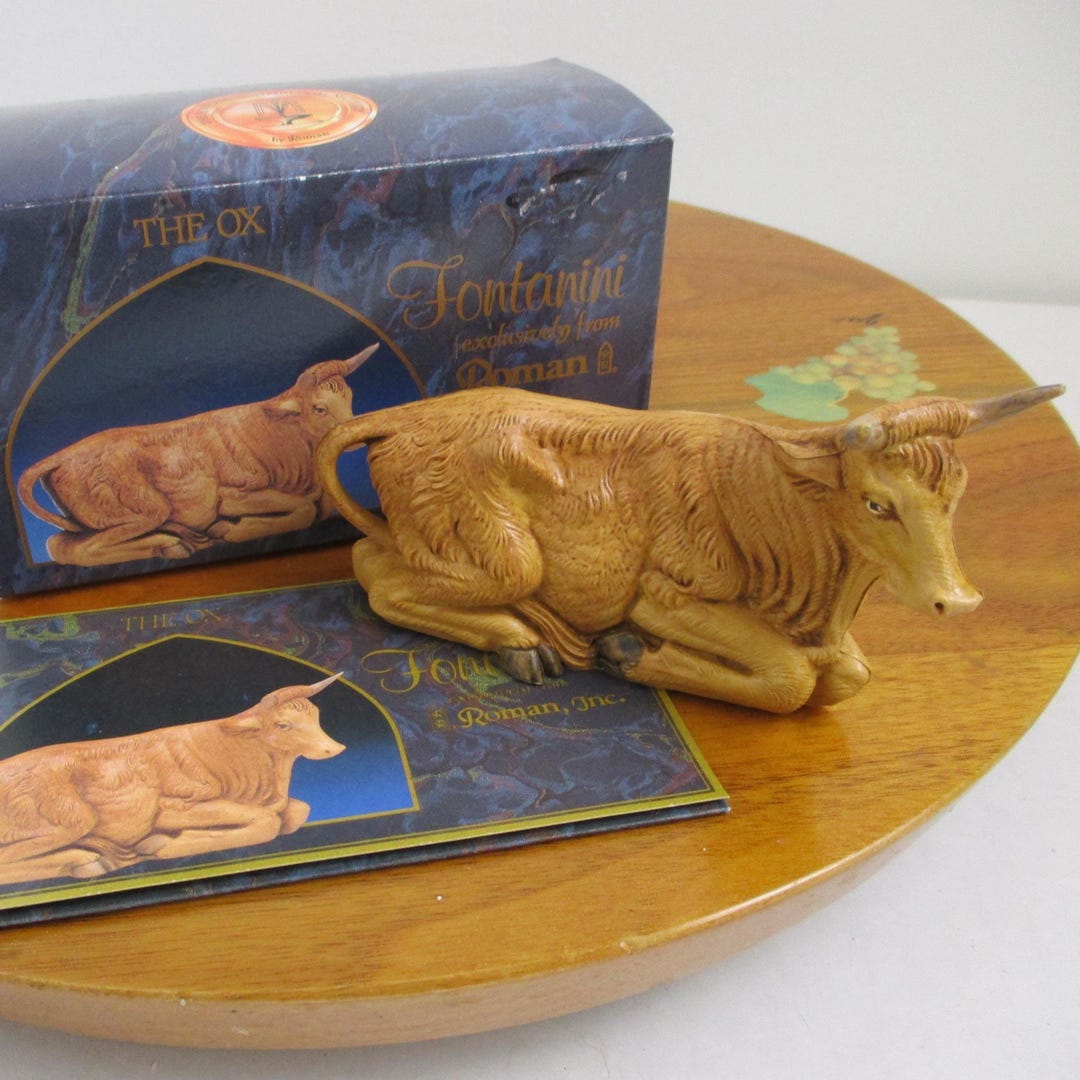 Fontanini Nativity ,the Ox Stable Animal Figurine 5” Collection ...