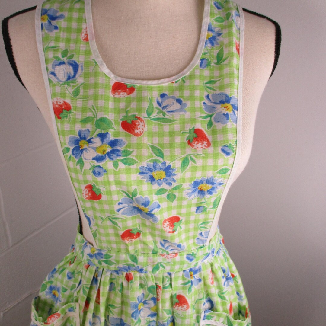 Retro Kitchen Apron Grandma Core - Etsy