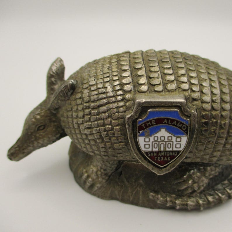 Vintage Texas the Alamo Armadillo Souvenir, Retro Texas Decor, Made in ...