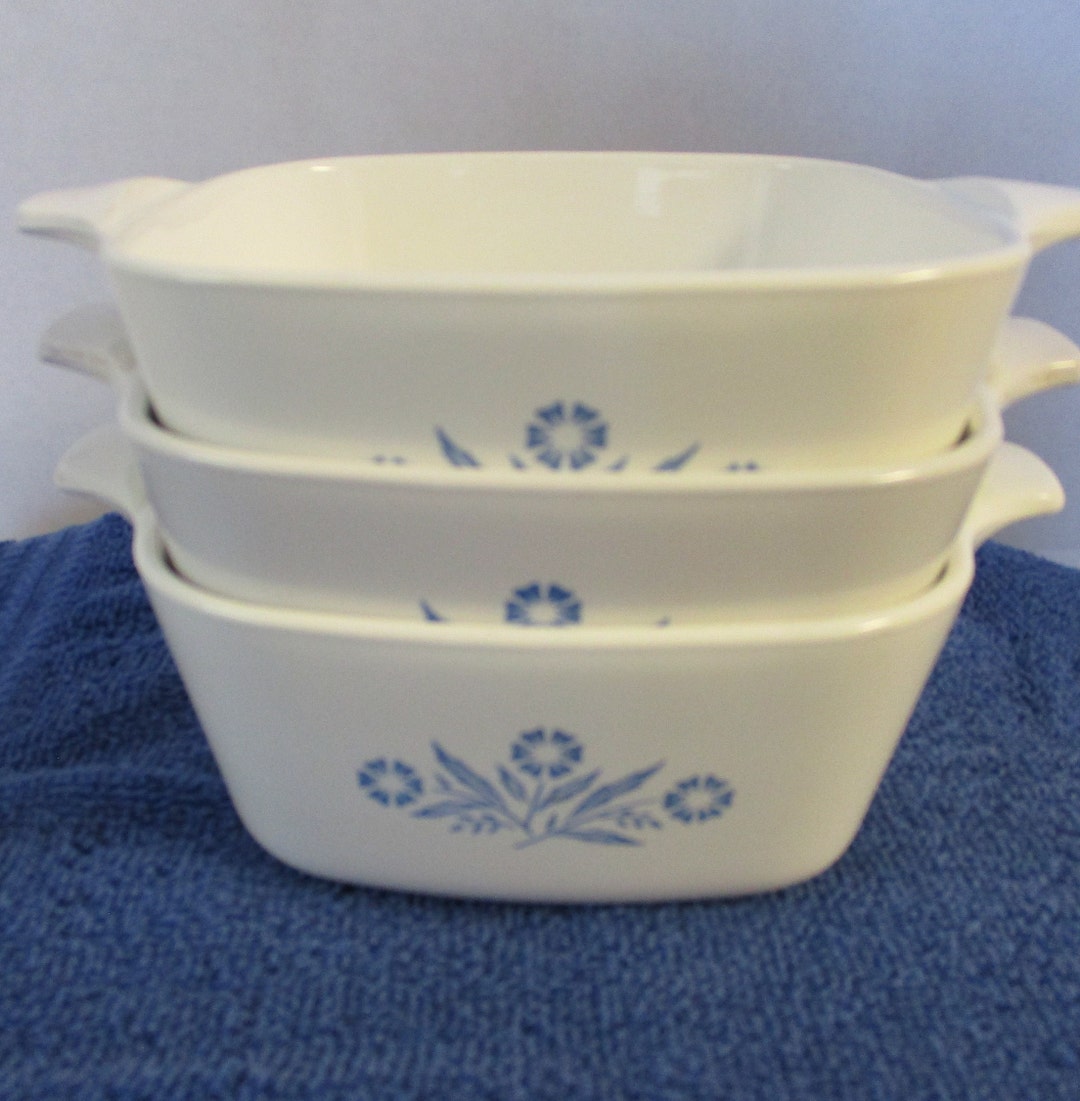 Vintage Corning Ware Blue Cornflower 1 3/4 QT - Etsy
