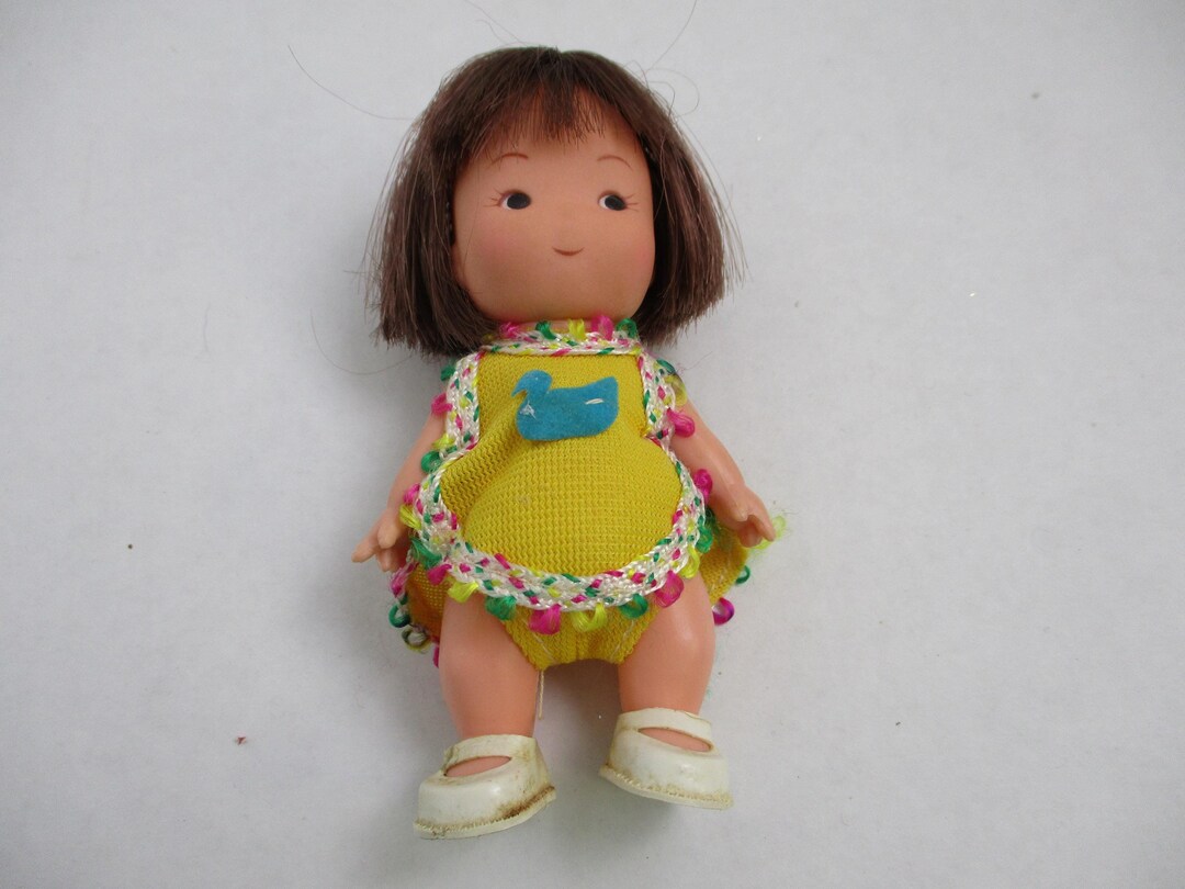 Vintage Small 4 Inch Doll Made in Hong Kong, Collectible Doll - Etsy