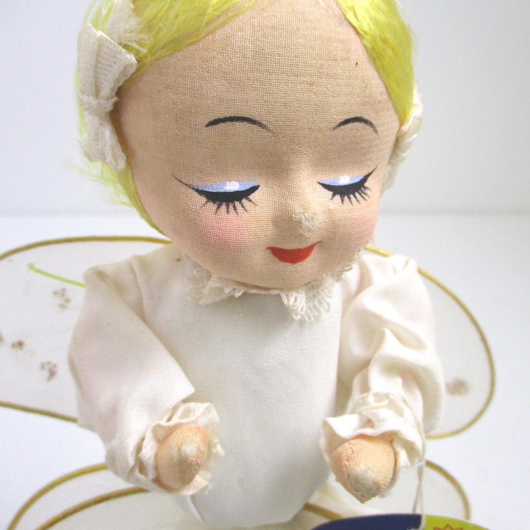 Vintage Dakin Dream Doll Christmas Angel Collectible Holiday Figurine ...