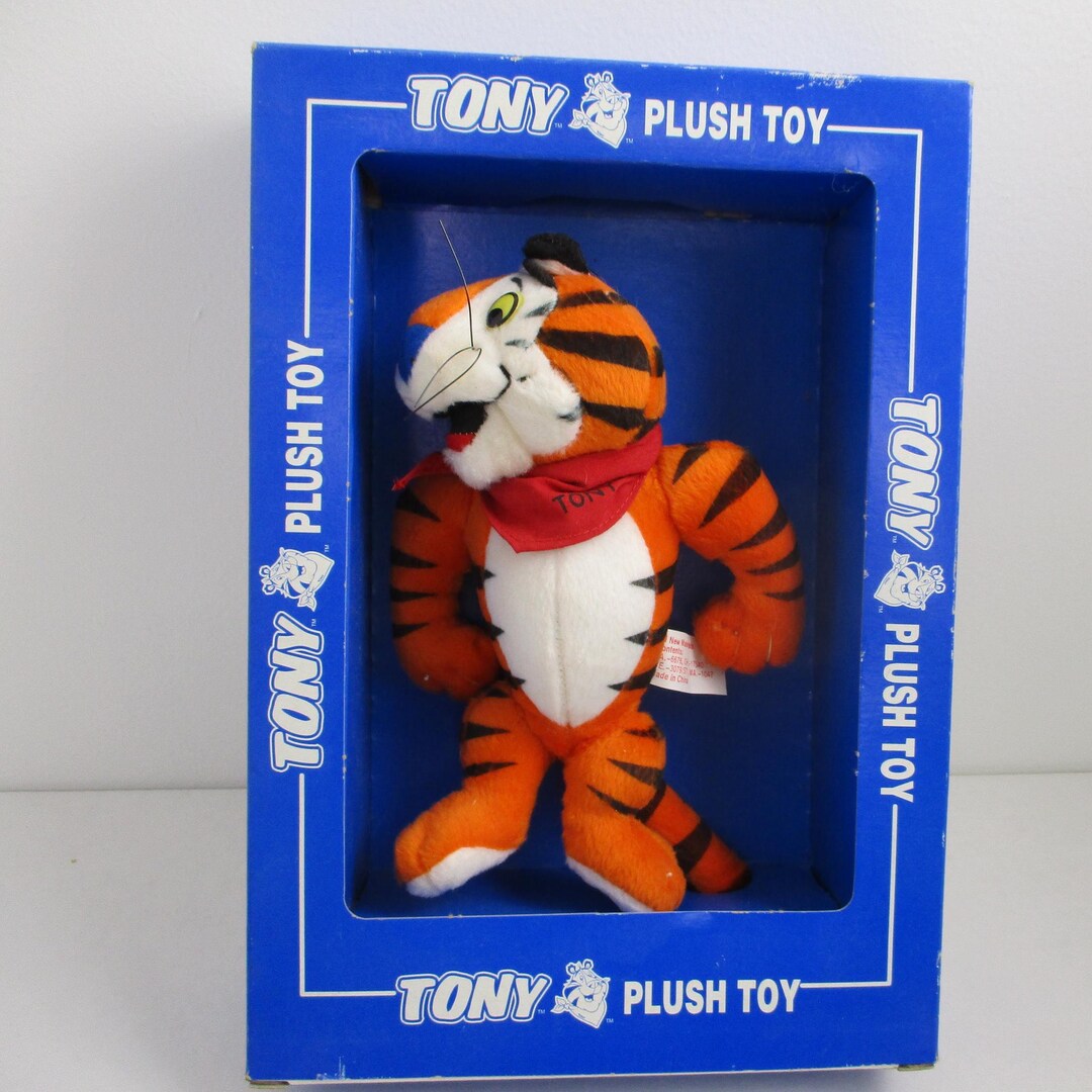 Vintage Kellogg Tony the Tiger Plush Toy, 1997 Collectible Soft Toy ...