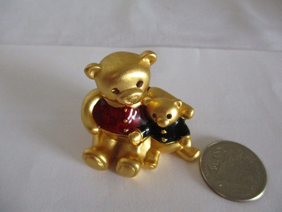 Vintage Estee Lauder Teddy Bear Compact - Gem