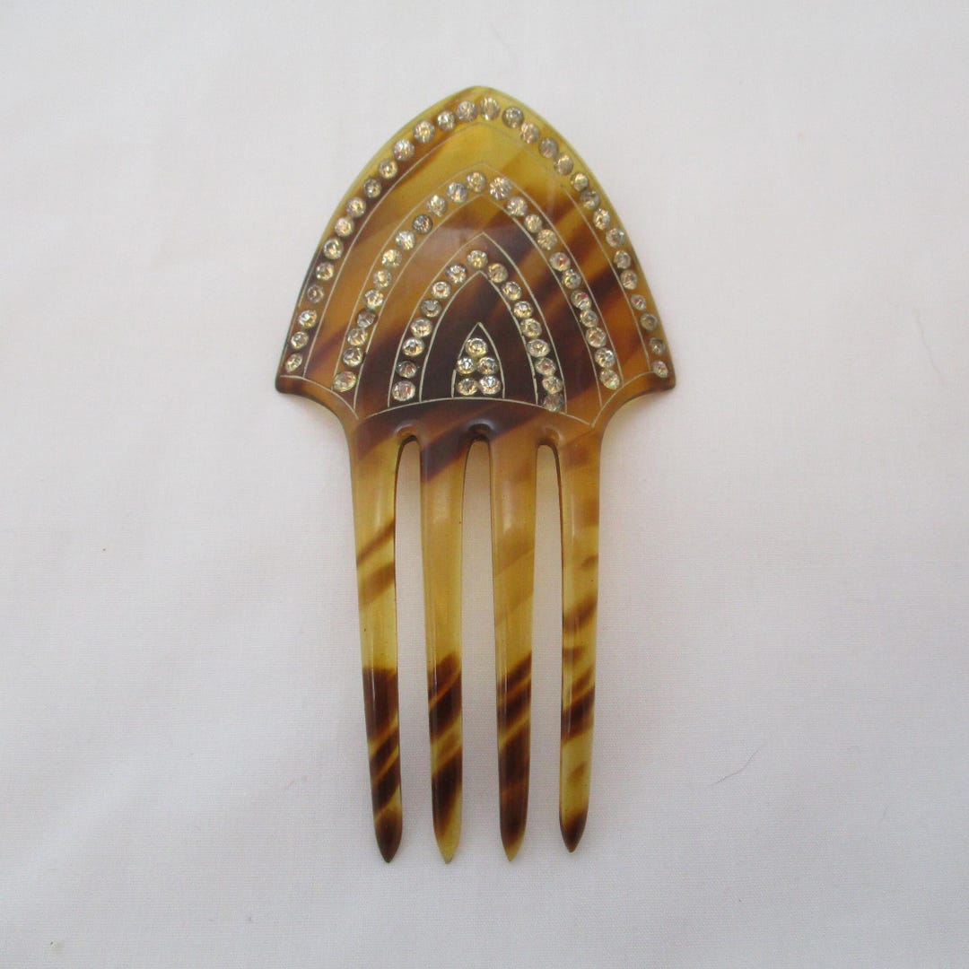 Vintage Faux Tortoise Shell Hair Comb | Elegant Accessory for Updos ...