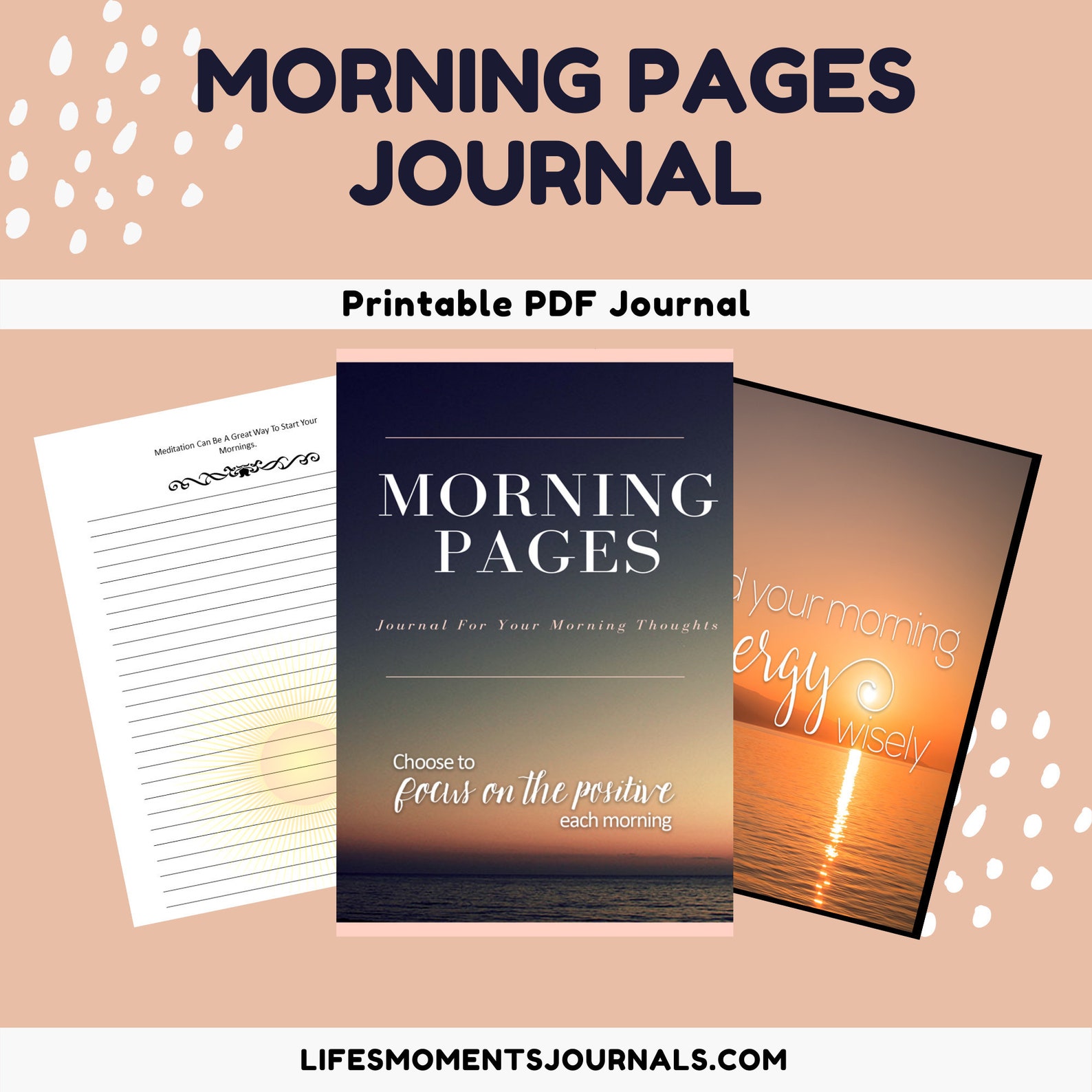 Morning Pages Journal - Etsy