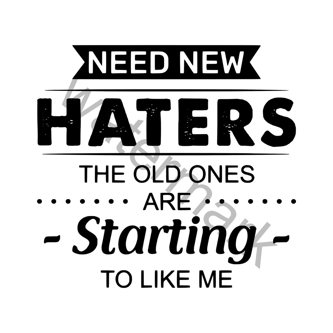 Need New Haters - Etsy