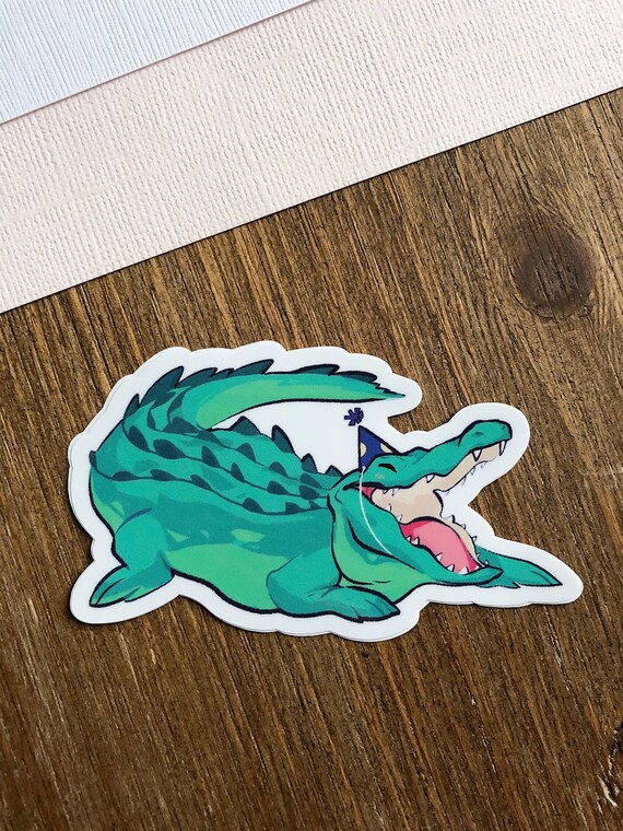 Paper & Party Supplies Stickers Party Gator 3 Vinyl Sticker etna.com.pe