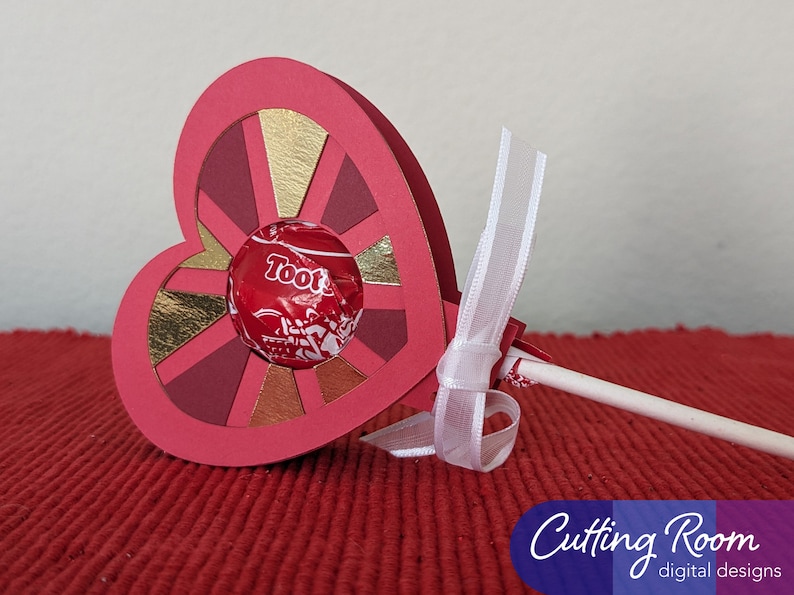 Valentine's Layered Heart Lollipop Holders - Digital Download SVG for ...