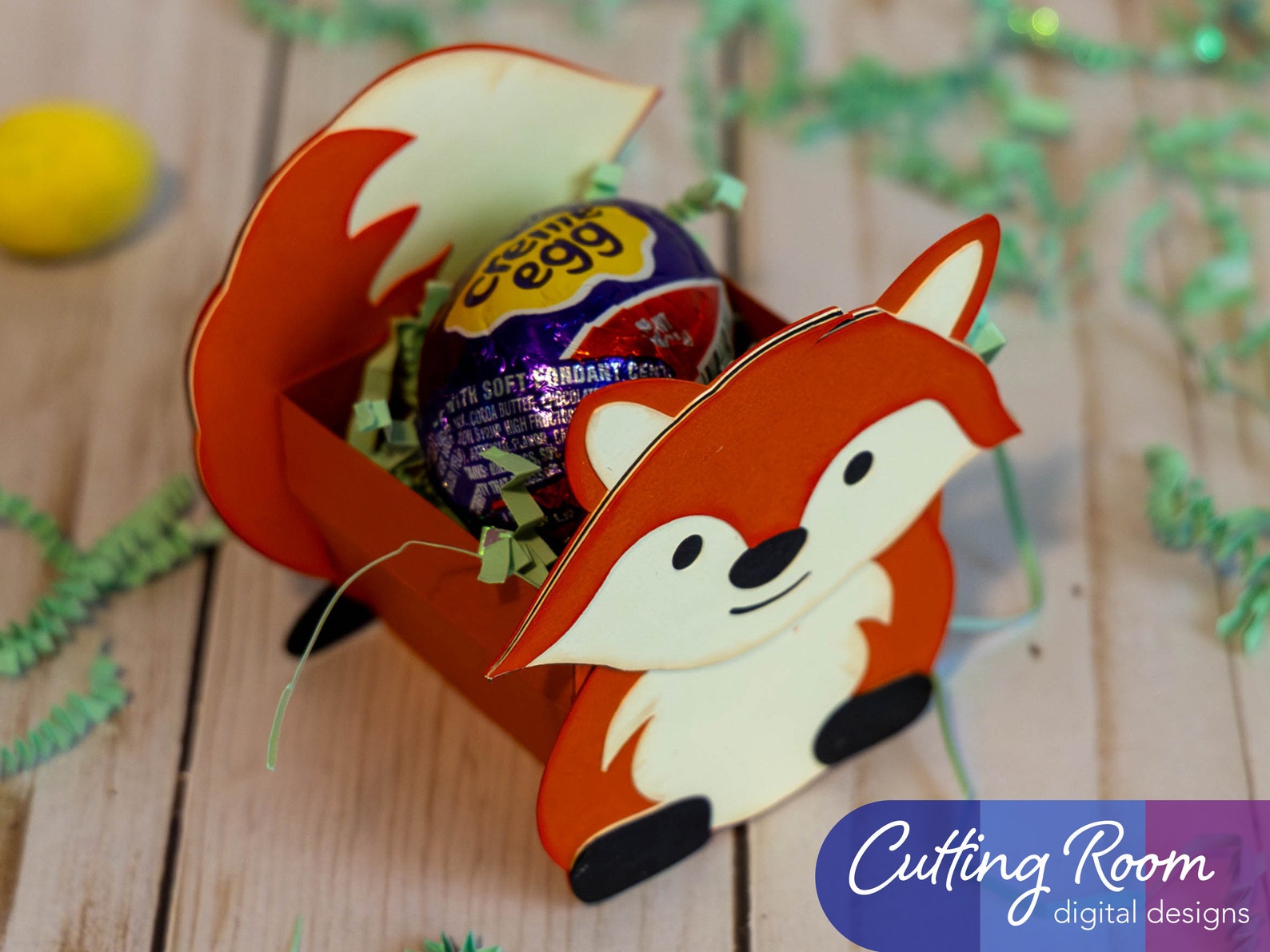 Forest Animal Fox Belly Treat and Candy Box - Digital Download SVG ...