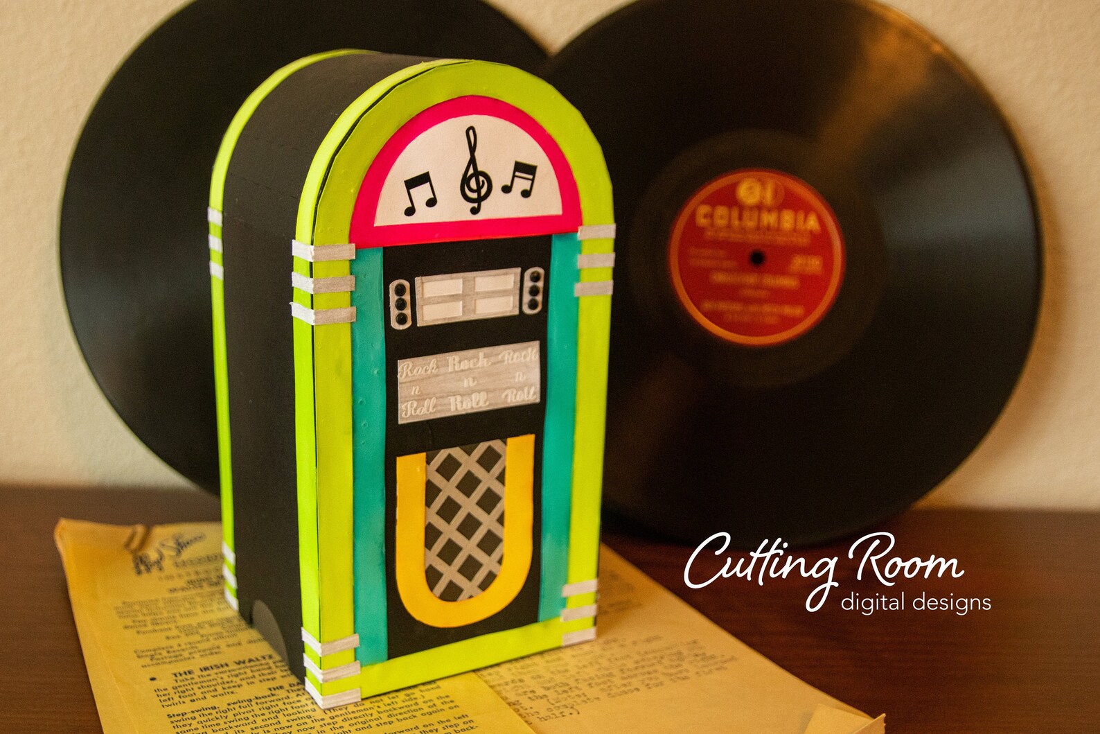 Juke Box Gift Box Digital Download SVG | Etsy
