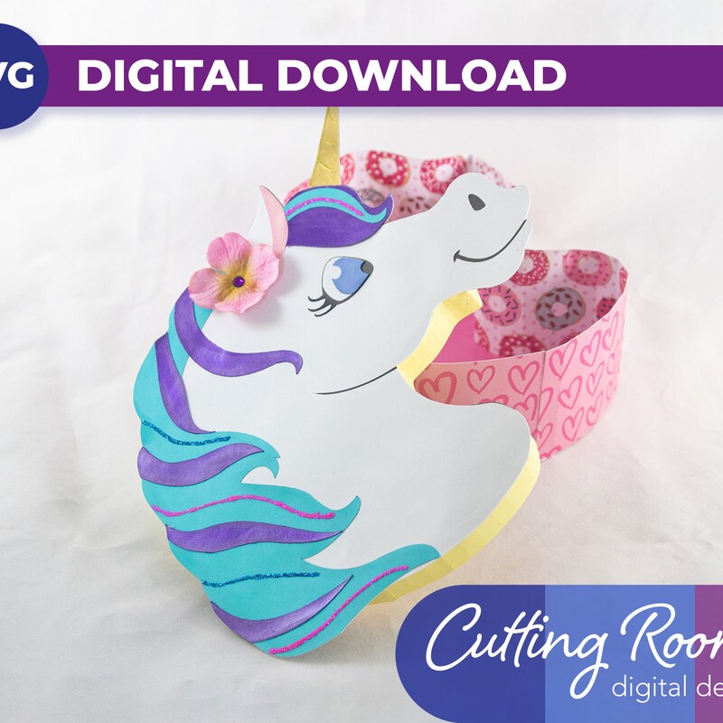 Unicorn Box - Etsy