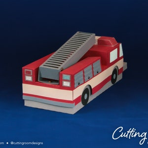 Fire Truck Box Digital Download SVG - Etsy Canada
